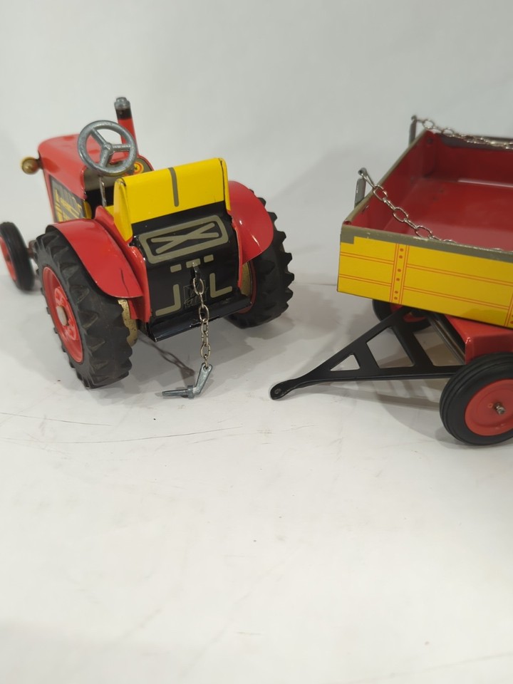 Retro 1990's (Kovap, Czech Republic) Tin Litho Wind-up Toy ZETOR ...