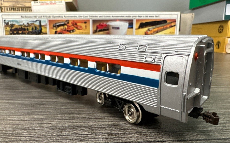 Bachmann HO Scale RTR #72205 Lighted Amfleet Coach Amtrak NIB | eBay