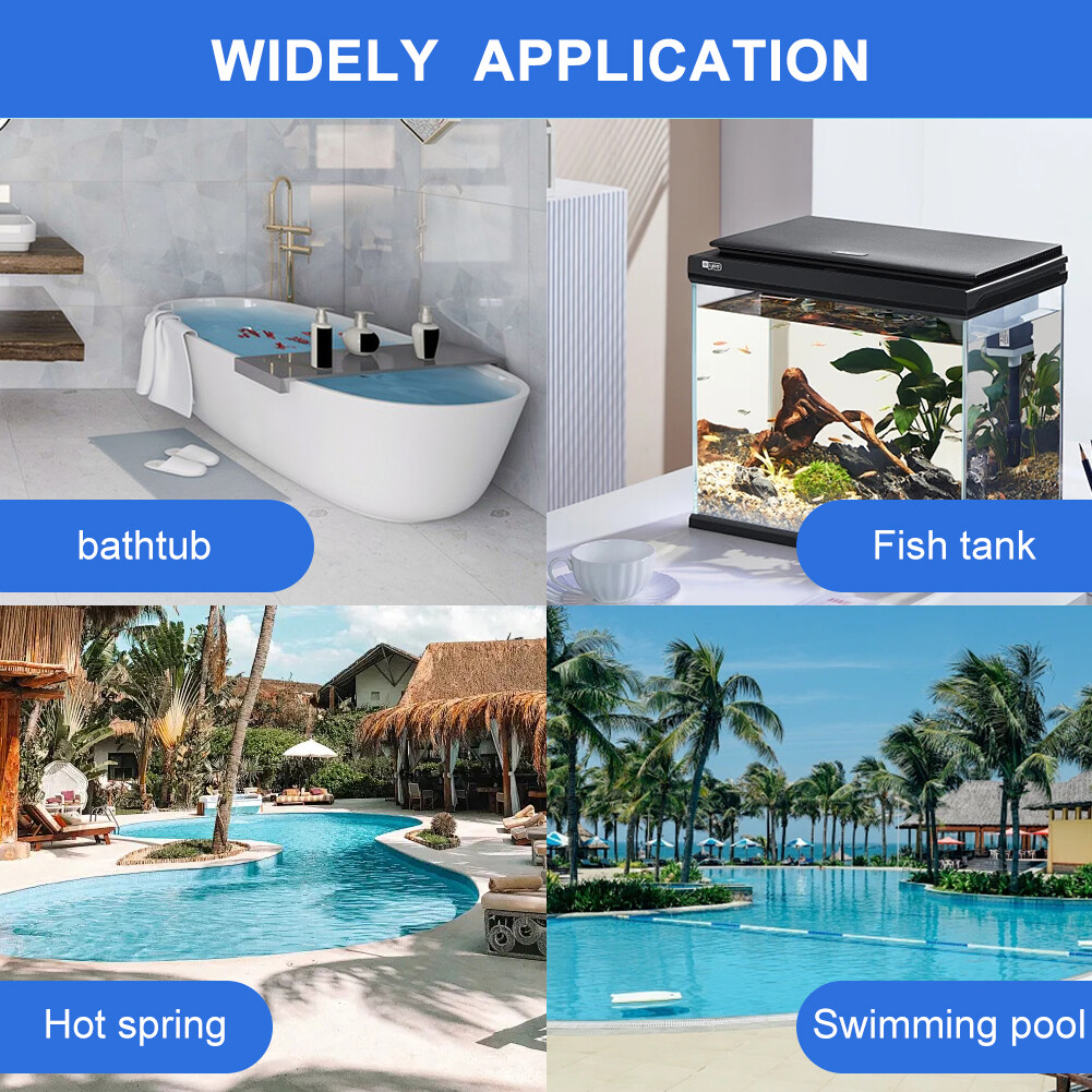 2pcs/set Remote Easy Read Wireless Pool Thermometer With Monitor ...