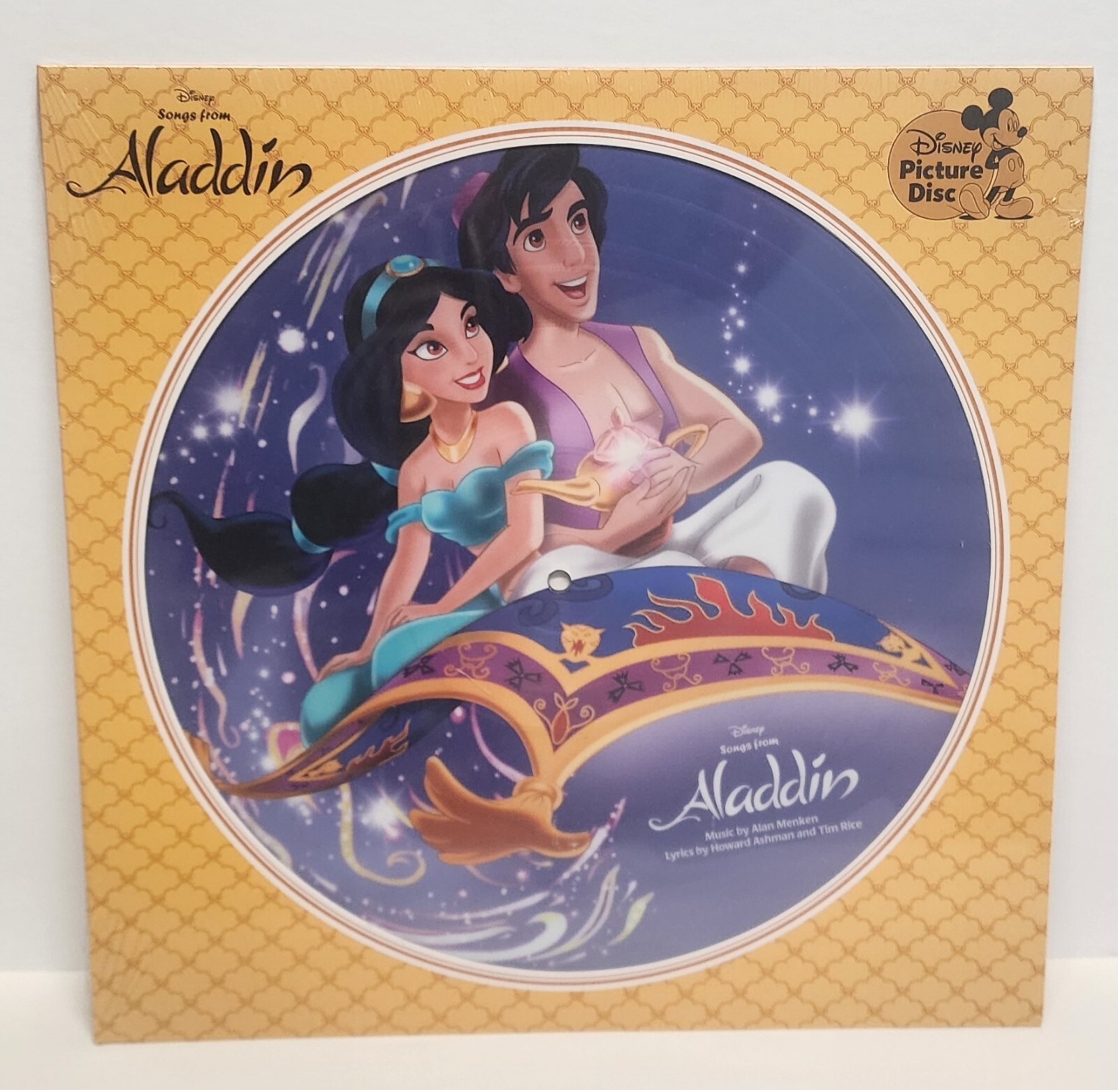 Disney Aladdin Soundtrack Vinyl Record Picture Disc Various Artist ...