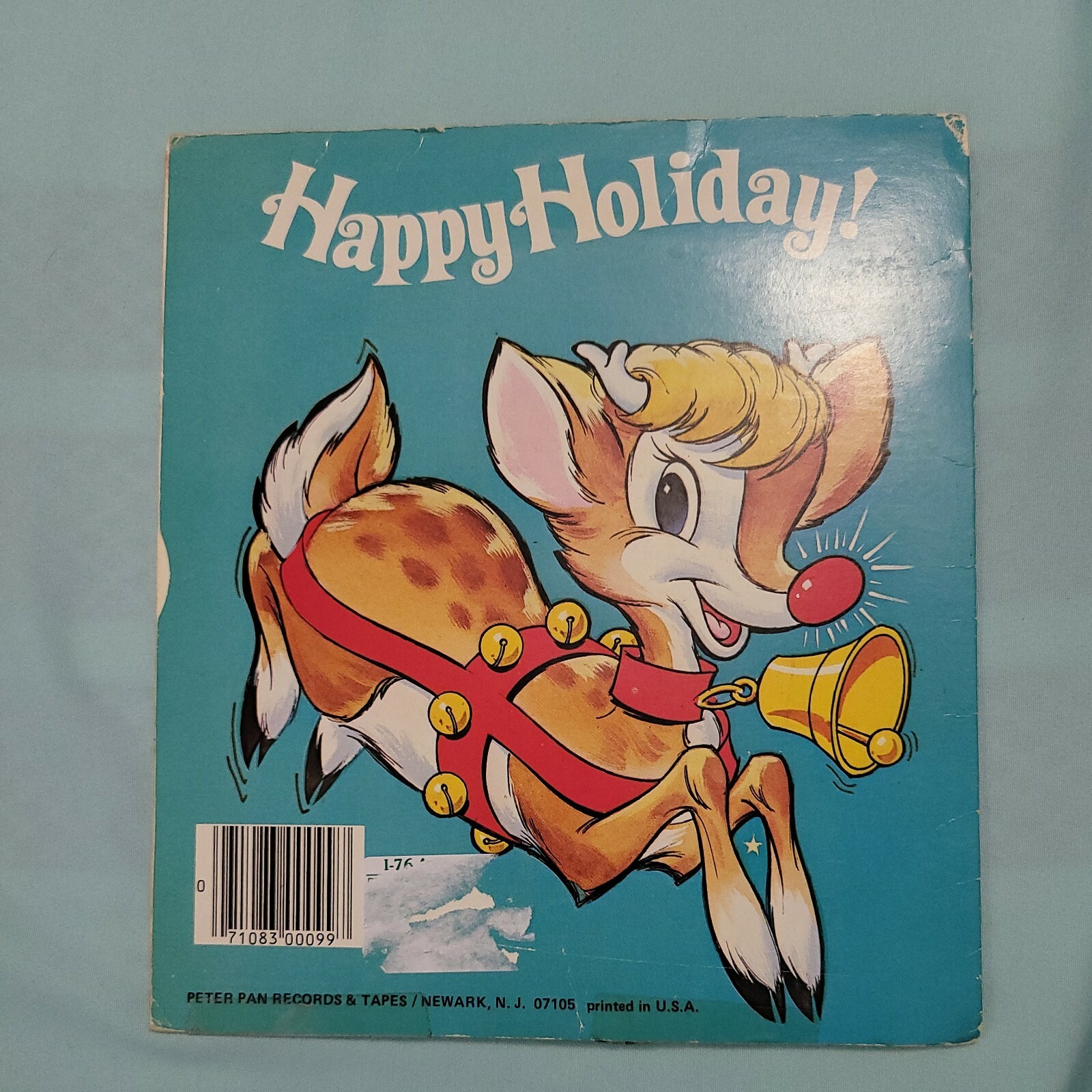 RUDOLPH THE RED NOSED REINDEER- HOLIDAY 7" EP 45 RPM, PETER PAN 2610 ...