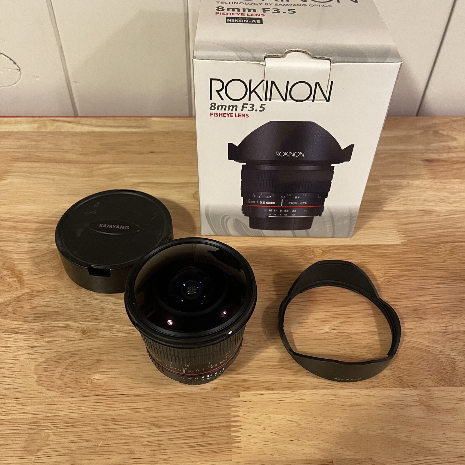 Rokinon 8mm F3.5 Fisheye Lens Nikon F Mount | eBay