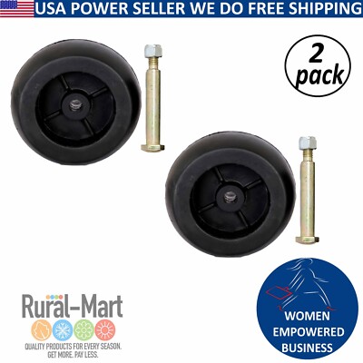 2PK Deck Wheel for AYP / Electrolux Husqvarna 133957 532133957 193406 ...