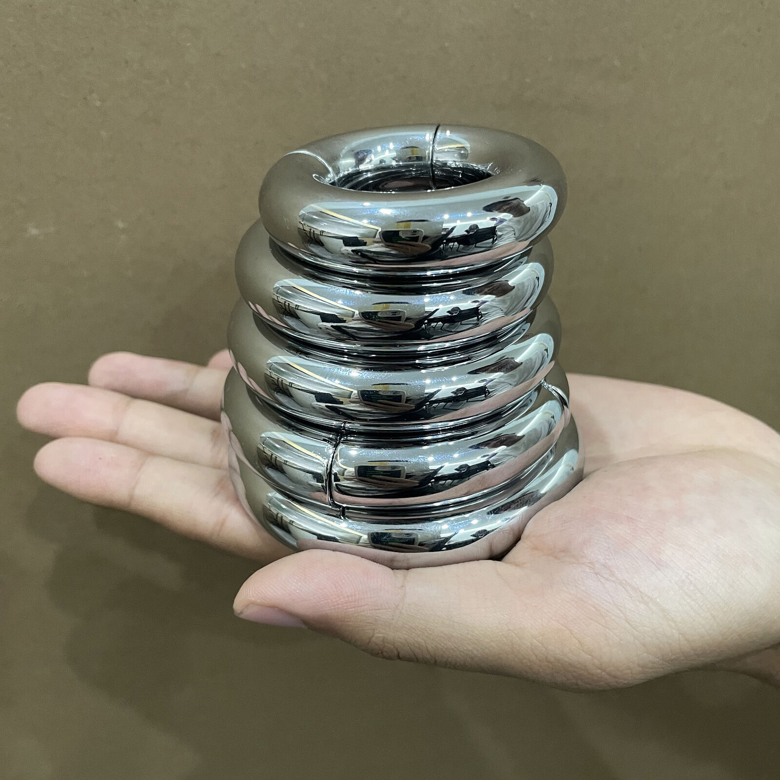 Strong Magnetic Heavy Ball Stretcher Weight Men StainlessSteel Scrotum ...