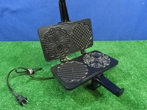 VillaWare Prego 3600-NS Electric Pizzelle Iron Italian Waffle Cookie ...