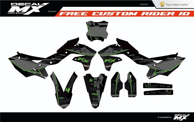 Fits Kawasaki KX450F 2016, 2017, 2018 kxf450 graphic kit decals ...