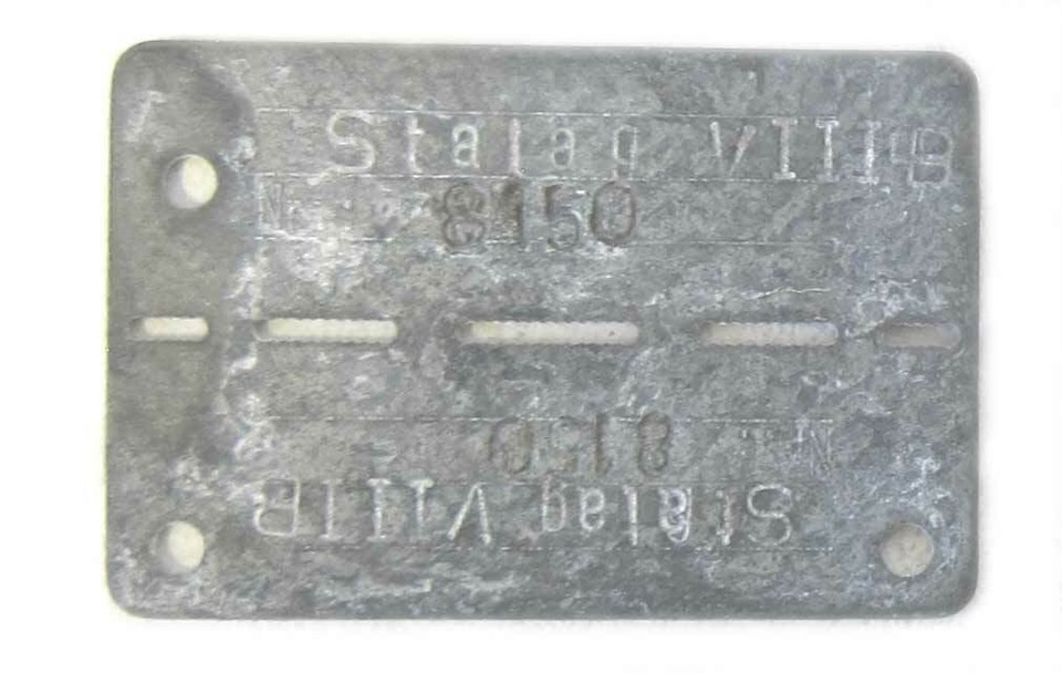 WW2 German POW Dog Tag Allied Stalag Luft Oflag Erkennungsmarke ...