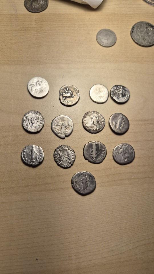 Römische Denarii Silber Nerva Marcus Antonius Piso Republik | eBay.de