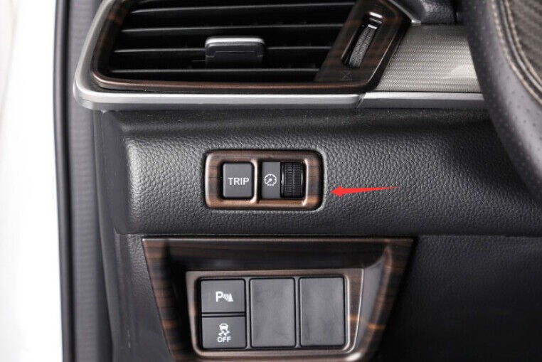 For Honda Accord 2018-2022 Matt Wood Grain Light Adjustment Switch ...