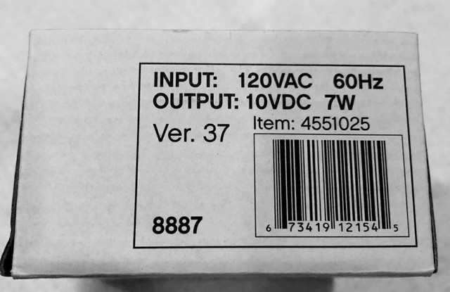 LEGO Technic Mindstorms Ev3 Power Functions Transformer Charger 10v DC ...