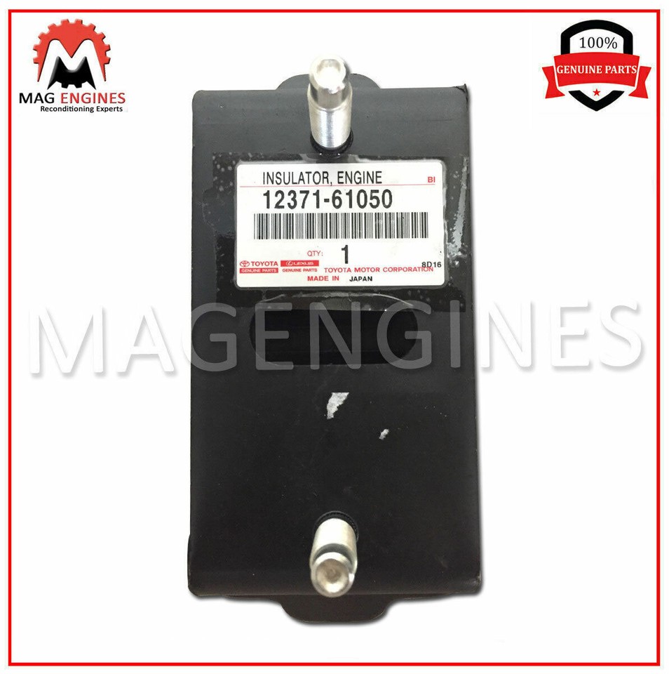 12371-61050 GENUINE OEM INSULATOR, ENGINE MOUNTING, REAR NO.1 ...