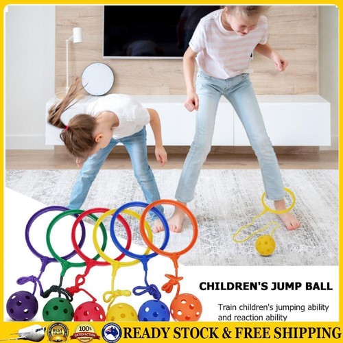 Kids Bouncing Balls One Foot Flashing Jumping Rope Ball Ankle Skip ...