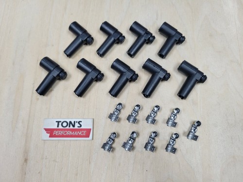 HEI Style Distributor End Spark Plug Wire Rubber Boots & Stainless ...