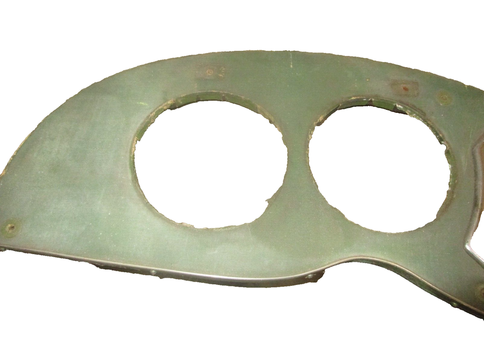 MG TD Dashboard Dash Panel Green and Bronze with Switches Trim Lamps ...