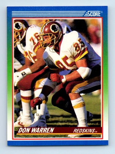 1990 Score Don Warren Washington Redskins #331 | eBay