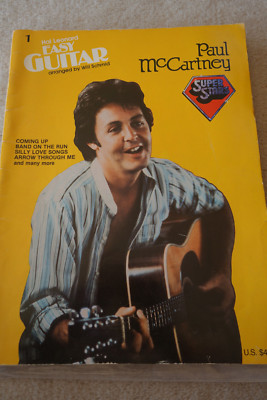 EASY GUITAR - PAUL McCARTNEY BEATLES - GUITAR SHEET MUSIC | eBay Australia