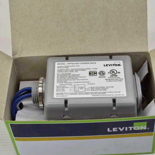 Leviton OPP20-D1 Occupancy Sensor Power Pack Auto On NEW | eBay