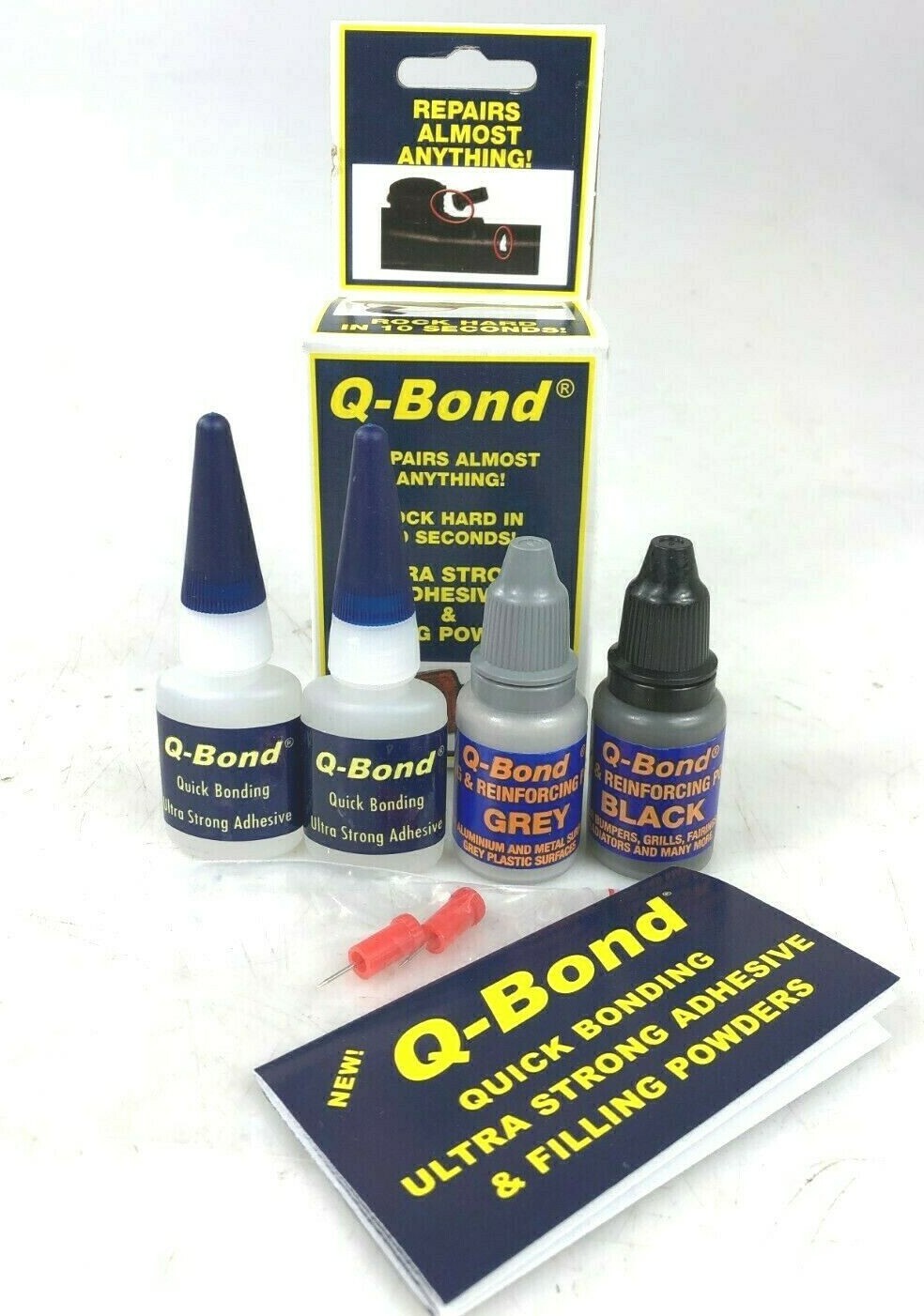 GENUINE Q BOND QB2 Original Ultra Strong Adhesive and filler Repair Kit ...