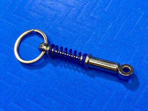 Blue Coilover Shock Absorber Keychain Auto Keyring Key Chain Fast Usa ...