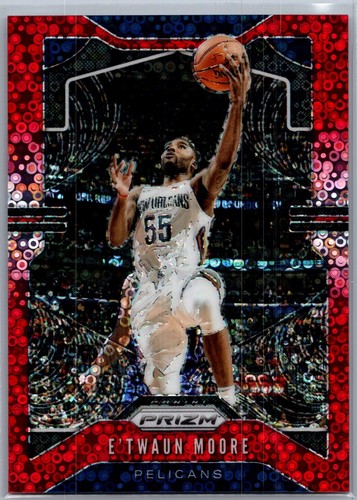 2019-20 Prizm Fast Break Red /125 #174 E'Twaun Moore NBA Basketball ...