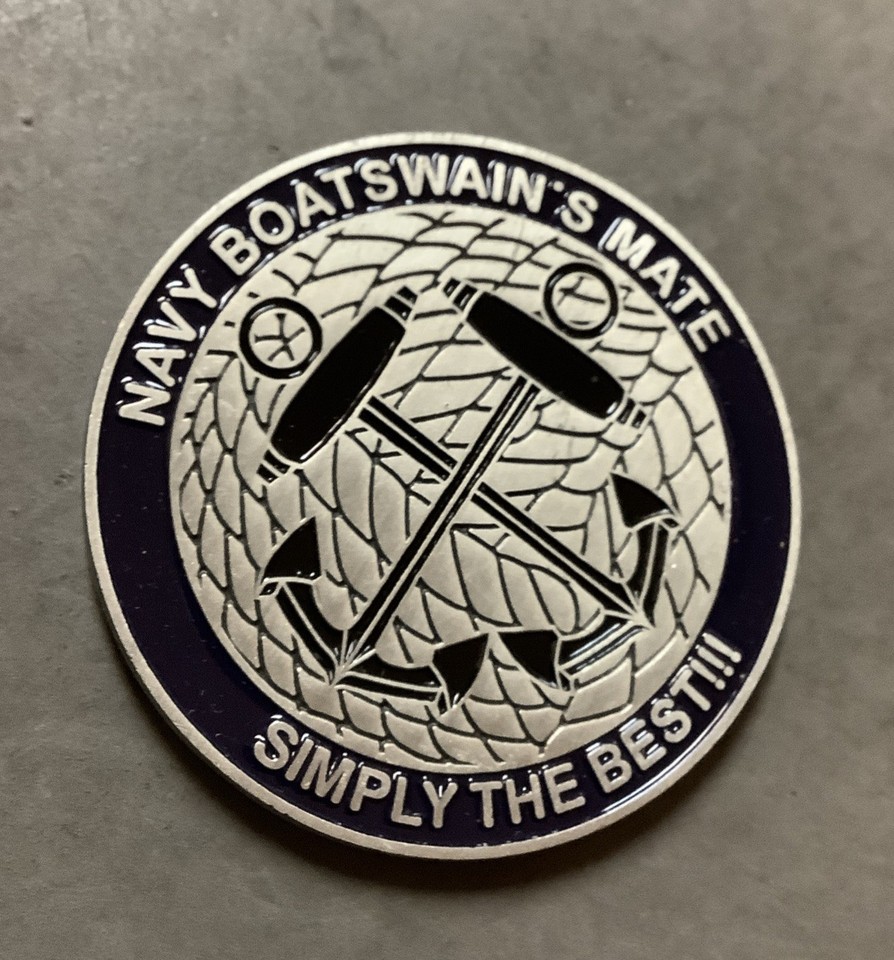 UNITED STATES NAVY BOATSWAIN’S MATE DECK APE CHALLENGE COIN | eBay