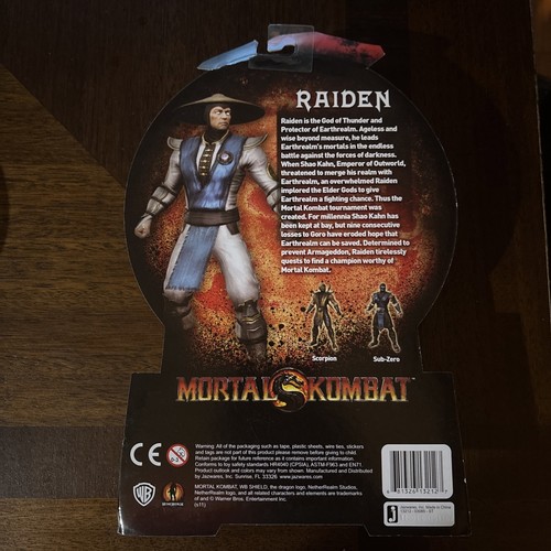 Mortal Kombat RAIDEN Action Figure Jazwares 2011 | eBay
