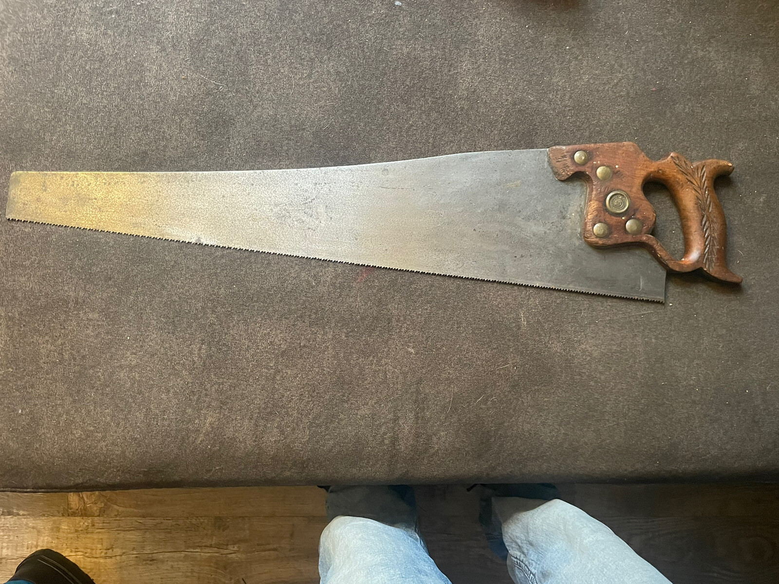 ANTIQUE H DISSTON AND SONS HAND SAW 1896-1917 | eBay