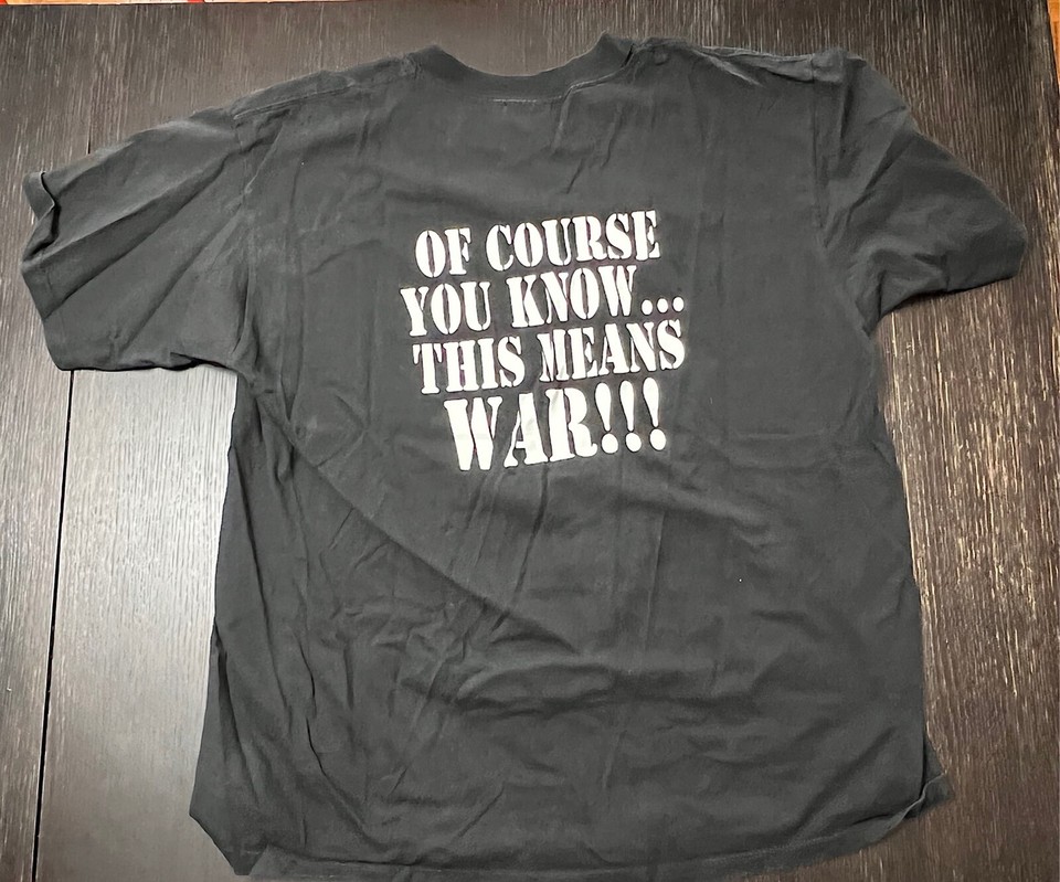 VINTAGE 90s ORIGINAL ECW EXTREME WRESTLING SHIRT EC F’N W THIS MEANS ...