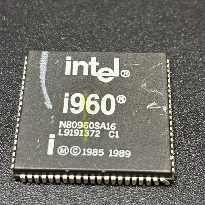 Intel NMOS Ram 32-bit Microprocessor i960 PLCC84 IC Chip @IC2 | eBay