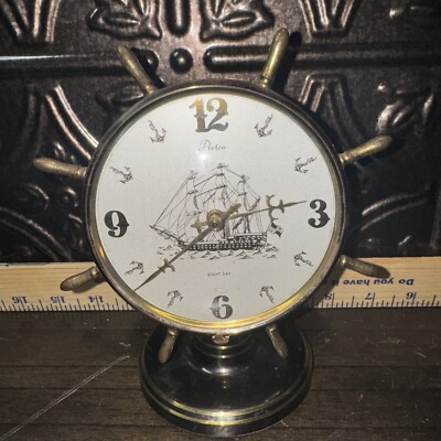 Artco Vintage Desk Clock Made in Germany Stamp | eBay