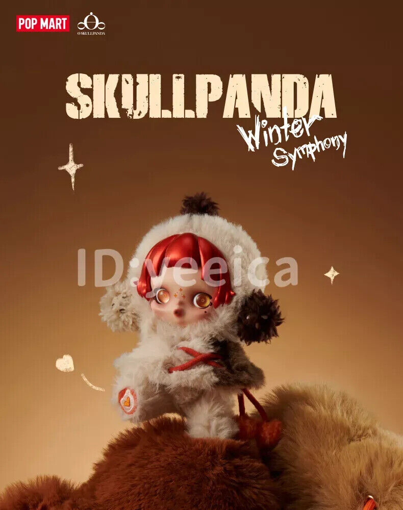 POPMART SKULLPANDA Winter Symphony Series Plush Blind Box POPMART SKULLPANDA Winter Symphony Series Plush Blind Box