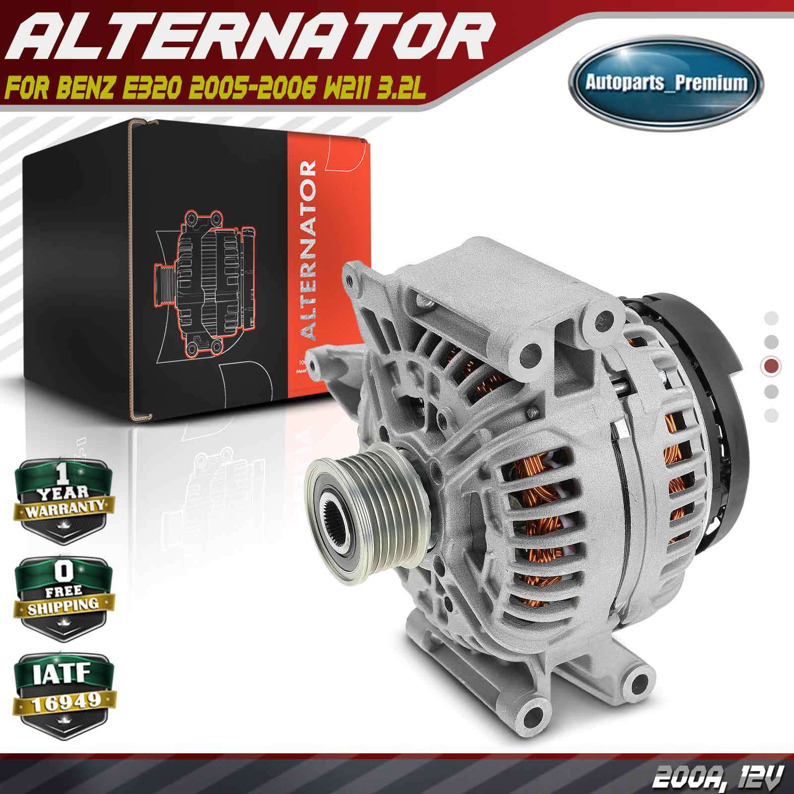 New Alternator for Mercedes-Benz E320 2005-2006 W211 200A 12V CW SC6 ...