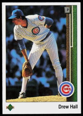 1989 Upper Deck Drew Hall Chicago Cubs #324 | eBay