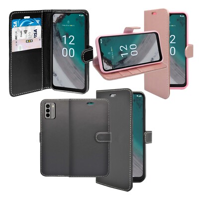 For Nokia C22 Phone Case Wallet Flip PU Leather Stand Card Slot Pouch ...