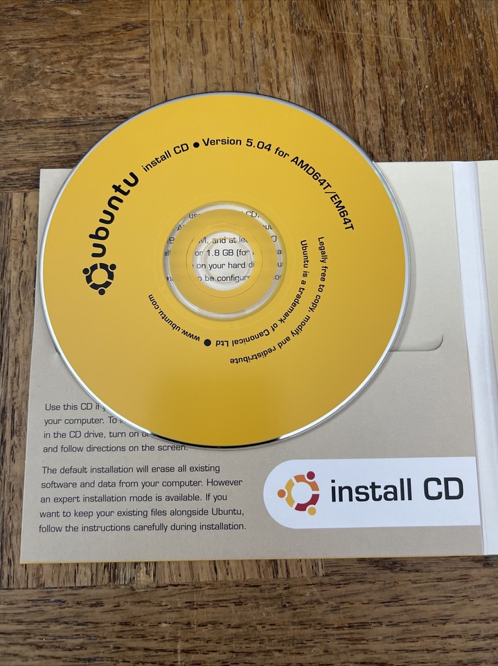 Ubuntu Linux Version 5.04 AMD64 Software | eBay