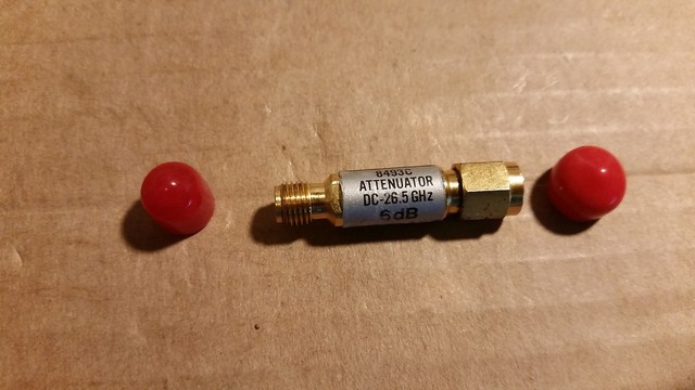 Agilent HP Keysight 8493c-006 6db Attenuator Dc-26.5 GHz for sale ...