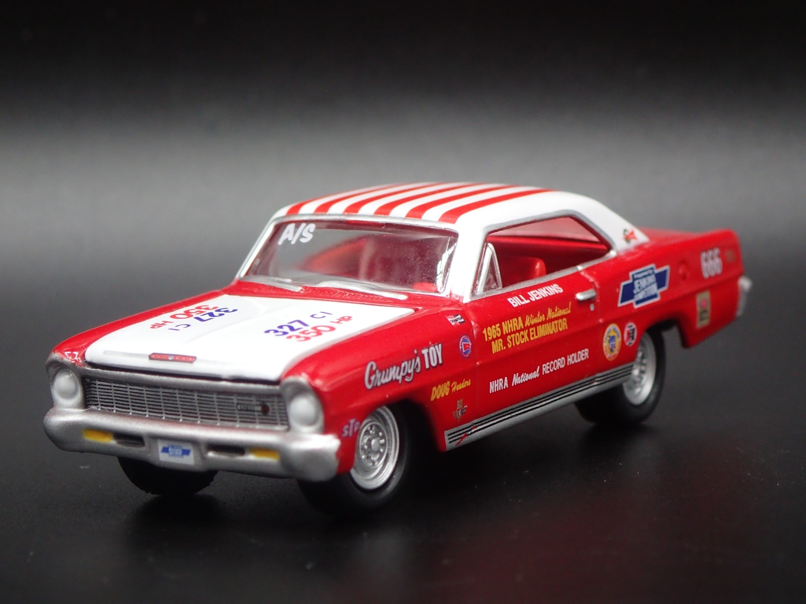 1966 CHEVY CHEVROLET NOVA BILL JENKINS GRUMPYS TOY 1:64 SCALE DIECAST ...