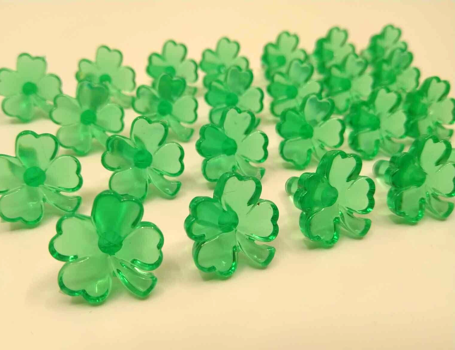 40 Green Shamrock Bulb Lights for St. Patrick's Ceramic Christmas Tree ...