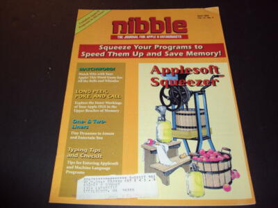 Nibble Magazine for Apple ll Apr 1992 Squeeze Your Programs ID:47254 | eBay