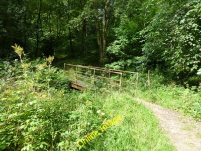 Photo 6x4 Footbridge in the Great Wood Broadbottom c2013 | eBay UK