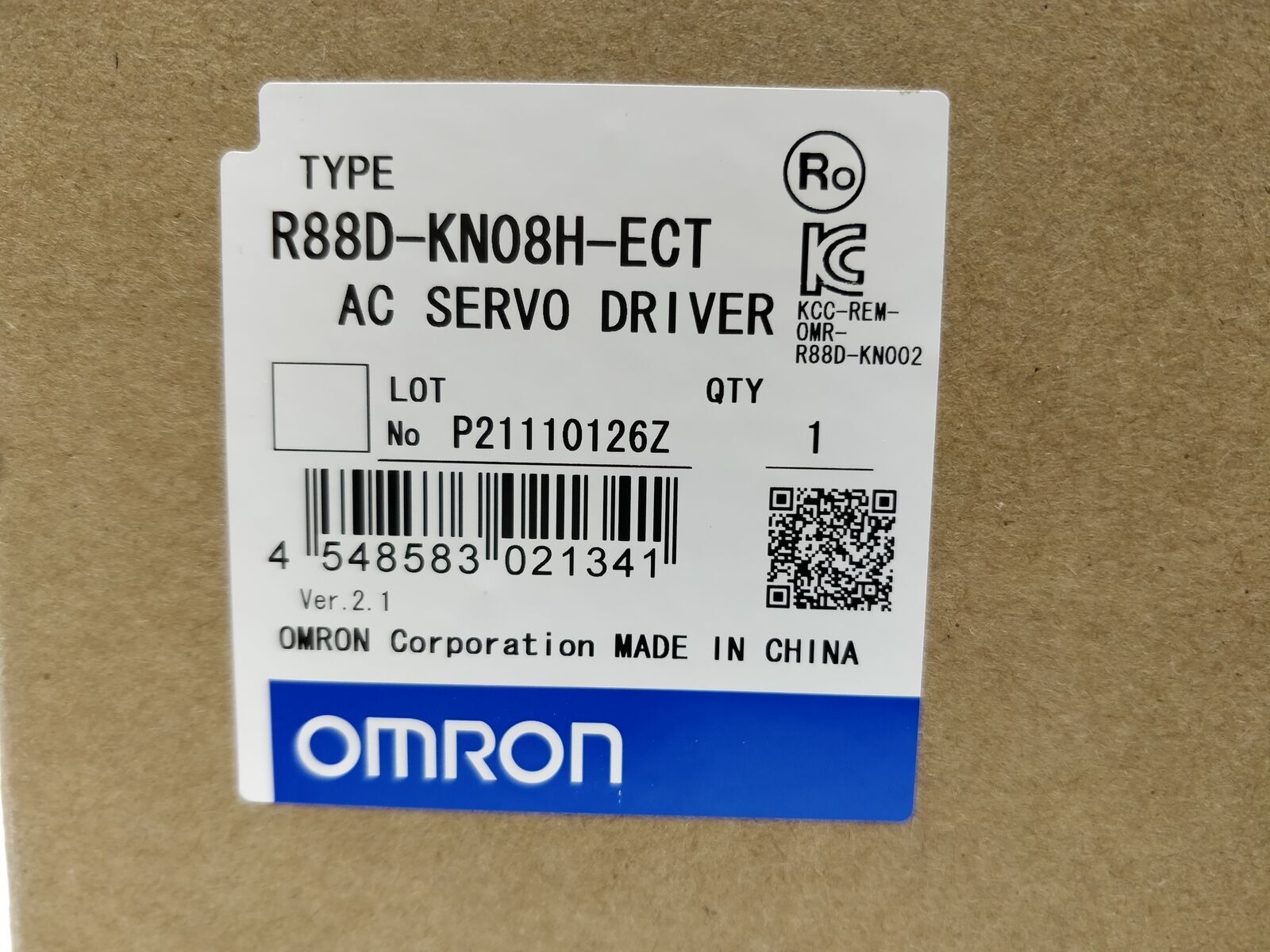 1PC New Omron R88D-KN08H-ECT-Z Servo Drive R88DKN08HECTZ Via Fedex/DHL ...