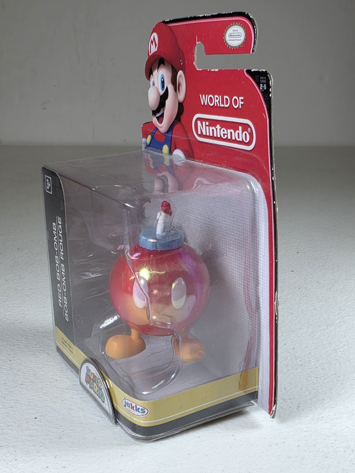 Super Mario Bros Red Bob-Omb 2.5" Action Figure Toy World of Nintendo ...