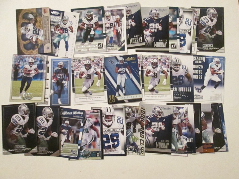 Football Lot of 38 DeMarco Murray Dallas Cowboys w/premiums nrmt | eBay