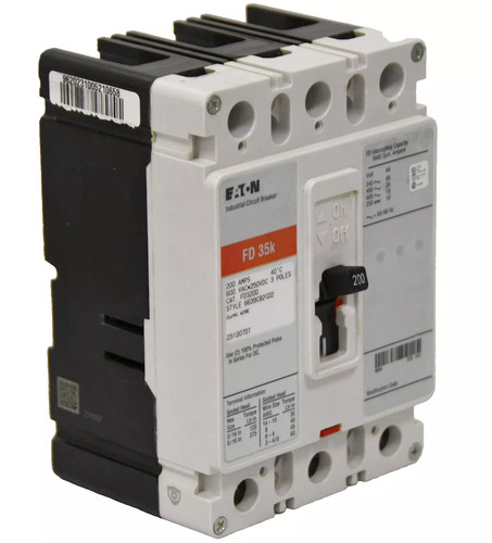 Brand New Eaton FD3200 Molded Case Circuit Breaker - 200A, 3-Phases ...