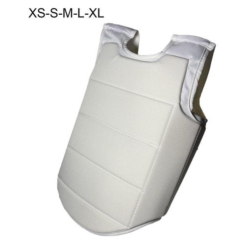 Karate Chest Protector Chest Guard Belly Ribs Protection Pad Body ...