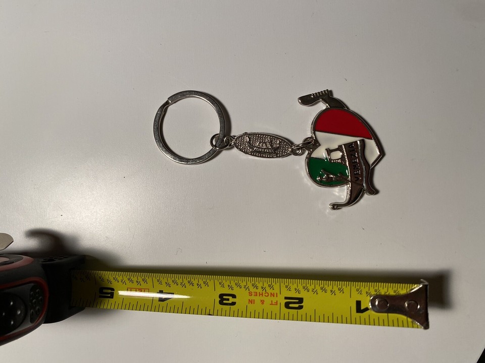 Venezia Venice Italy Metal Souvenir Keychain Pewter Gondola Canal Boat ...