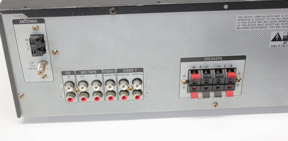 Sony STR-DE158 Audio Video Stereo A/V Receiver Fully Tested Works Great ...