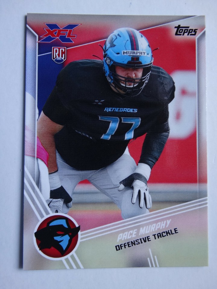 2020 Topps XFL Football Cards Complete Your Set You U Pick From List 1 ...