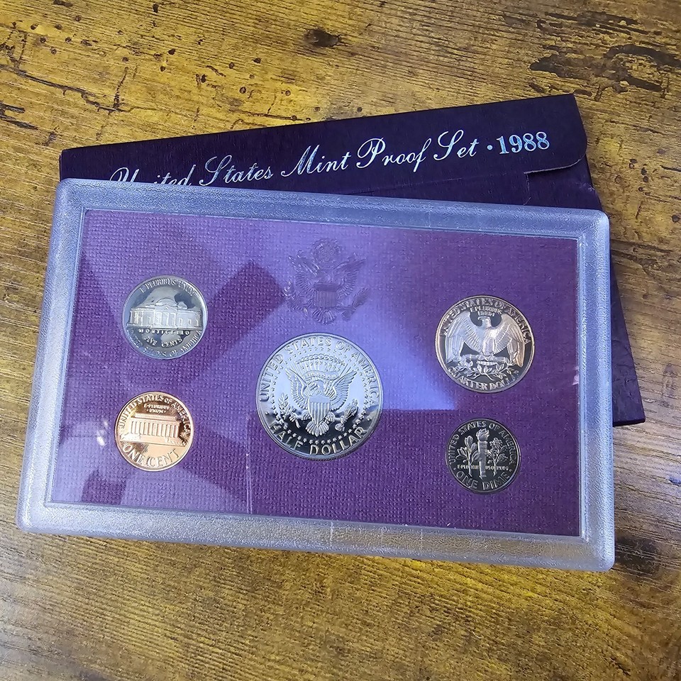 1988 S Proof Set US Mint Uncirculated Coin Set | eBay