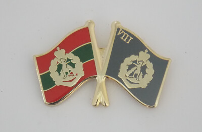 8TH BATTALION & RAR FLAG LAPEL BADGE GOLD PLATED & ENAMEL 25MM | eBay ...